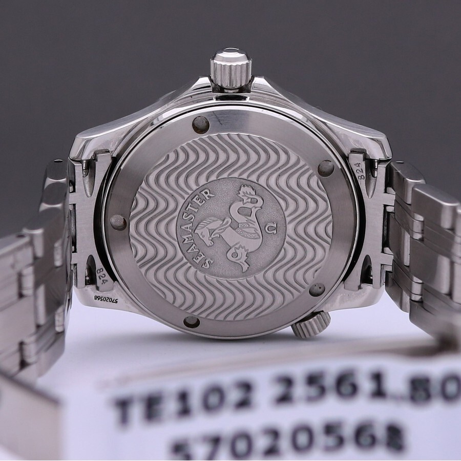 Omega Pre-owned Omega Seamaster Quartz Blue Dial Unisex Watch 2561.80 ...