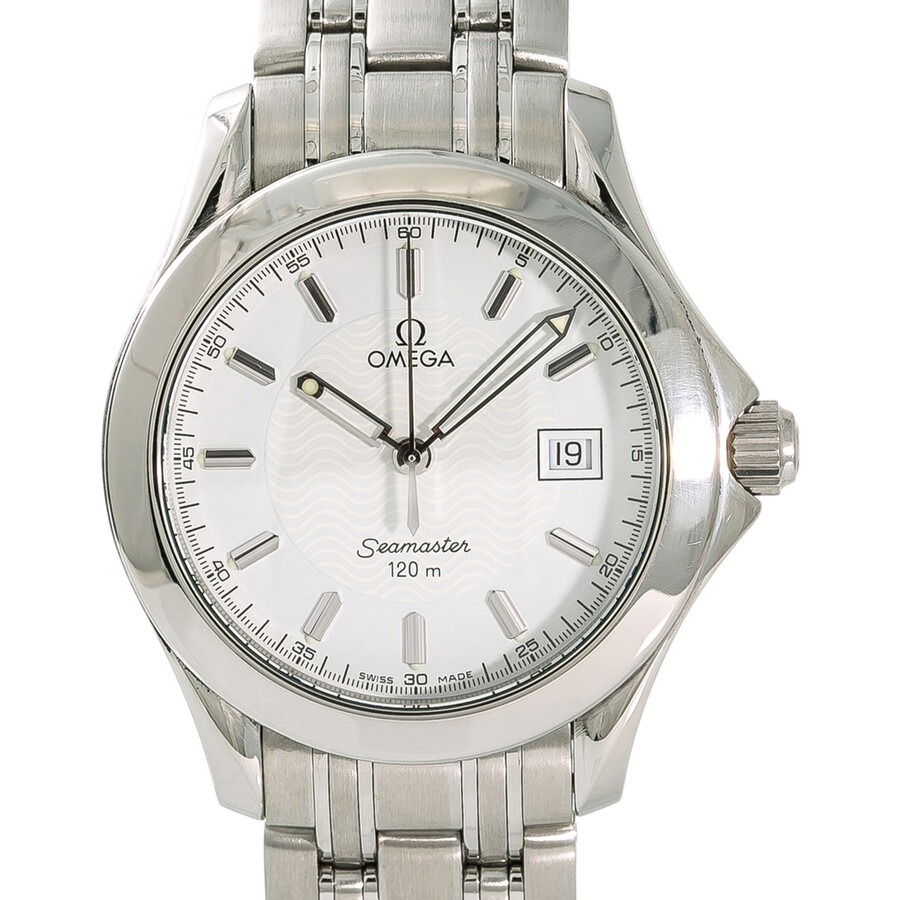 Omega Pre-owned Omega Seamaster White Dial Men's Watch 196.1501 - Pre ...