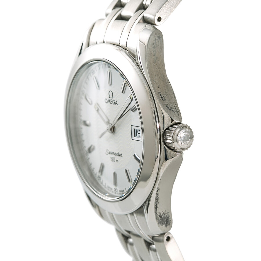 Omega Pre-owned Omega Seamaster White Dial Men's Watch 196.1501 - Pre ...