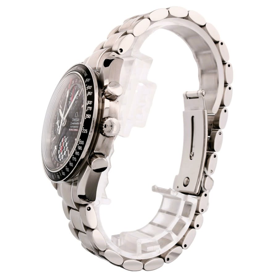 Omega Pre-owned Omega Speedmaster Automatic Black Dial Men's Watch 3529 ...