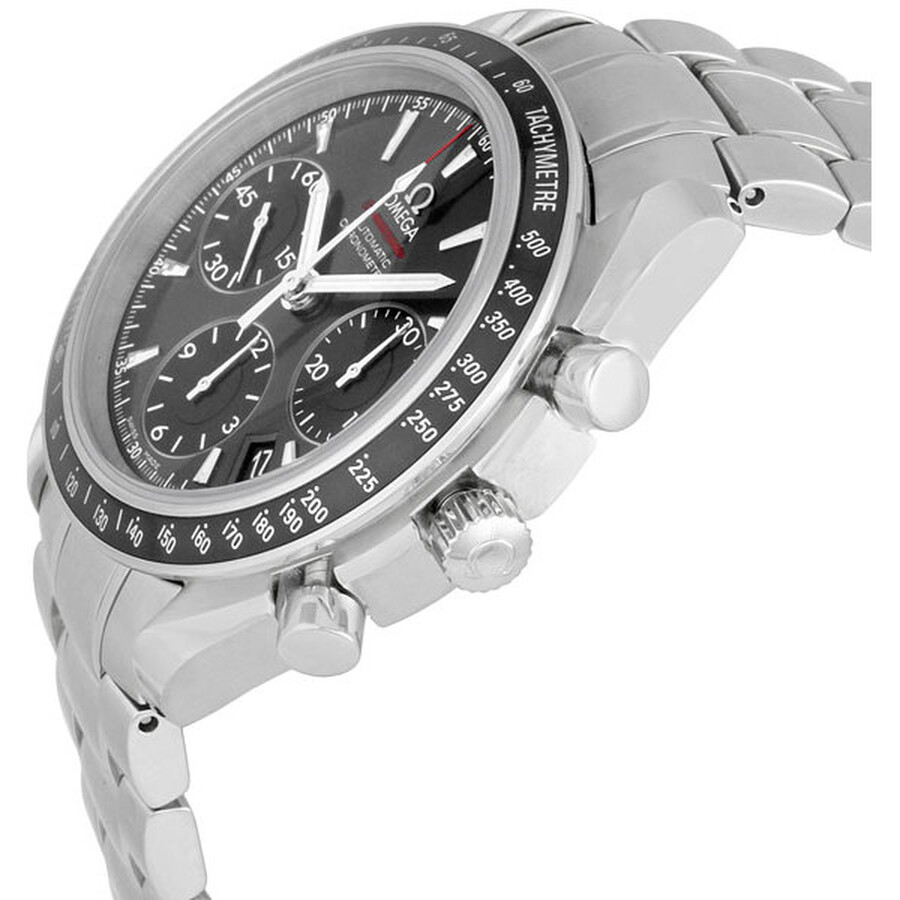 Omega Pre-owned Omega Speedmaster Chronograph Tachymeter Grey Dial Men ...