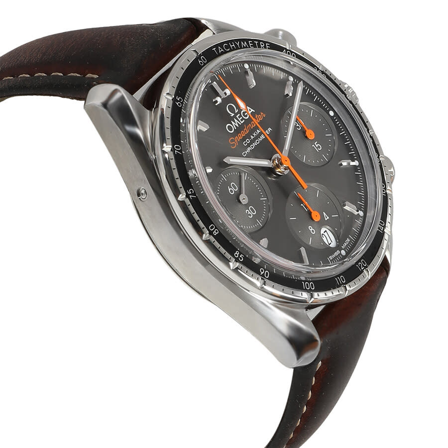Omega Pre-owned Omega Speedmaster Chronograph Tachymeter Grey Dial Men ...