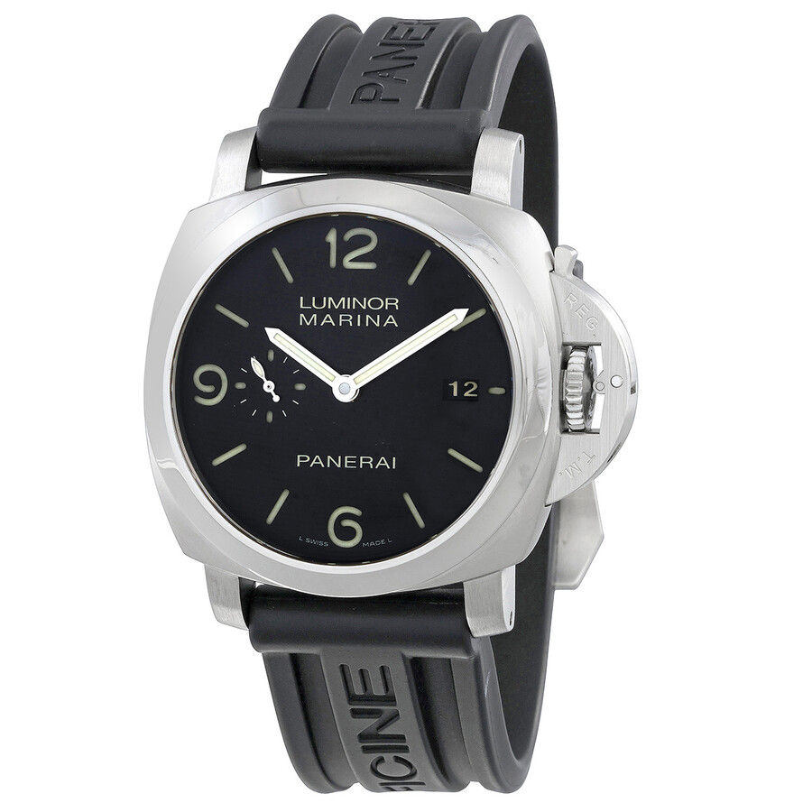 Panerai Pre-owned Luminor 1950 Automatic Black Dial Men's Watch ...