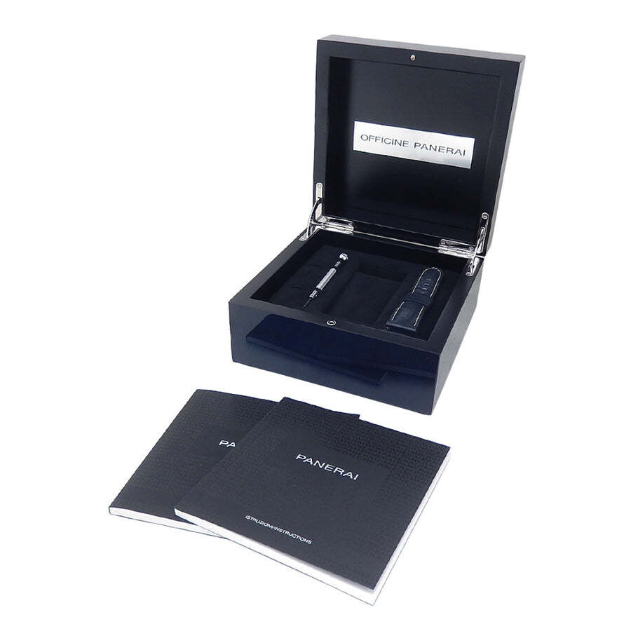 Panerai Pre-owned Panerai Luminor 1950 GMT Blue Dial Men's Watch ...