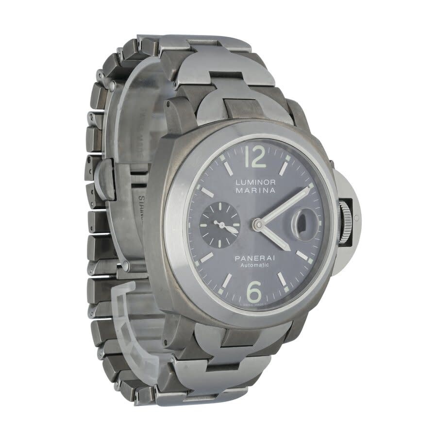 Panerai Pre-owned Panerai Luminor Automatic Black Dial Men's Watch PAM ...