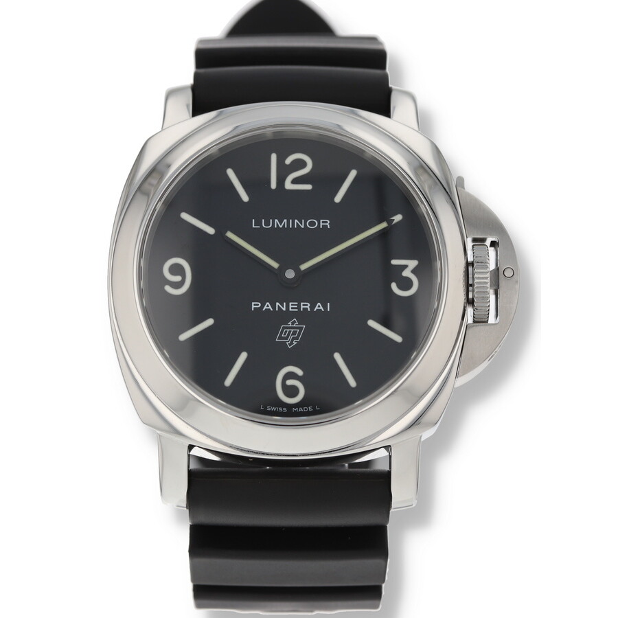 Panerai Pre-owned Panerai Luminor Base Black Dial Men's Watch PAM00000 ...