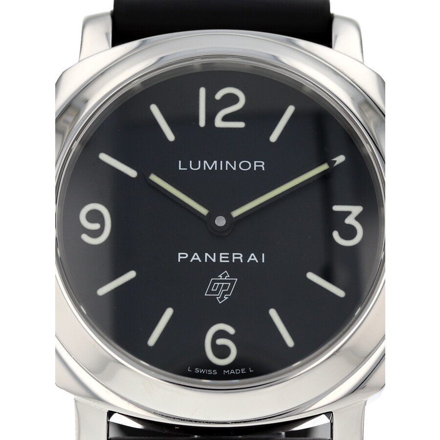 Panerai Pre-owned Panerai Luminor Base Hand Wind Black Dial Men's Watch ...