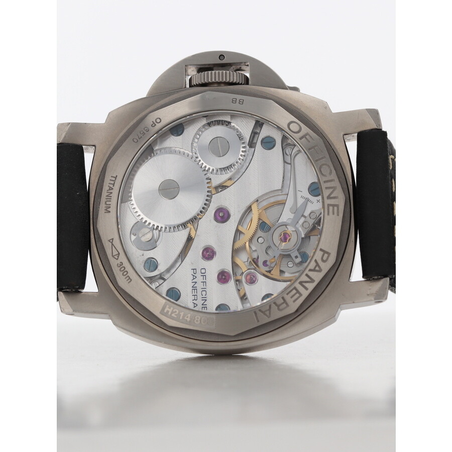 Panerai Pre-owned Panerai Luminor Base Black Dial Men's Watch PAM00176 ...