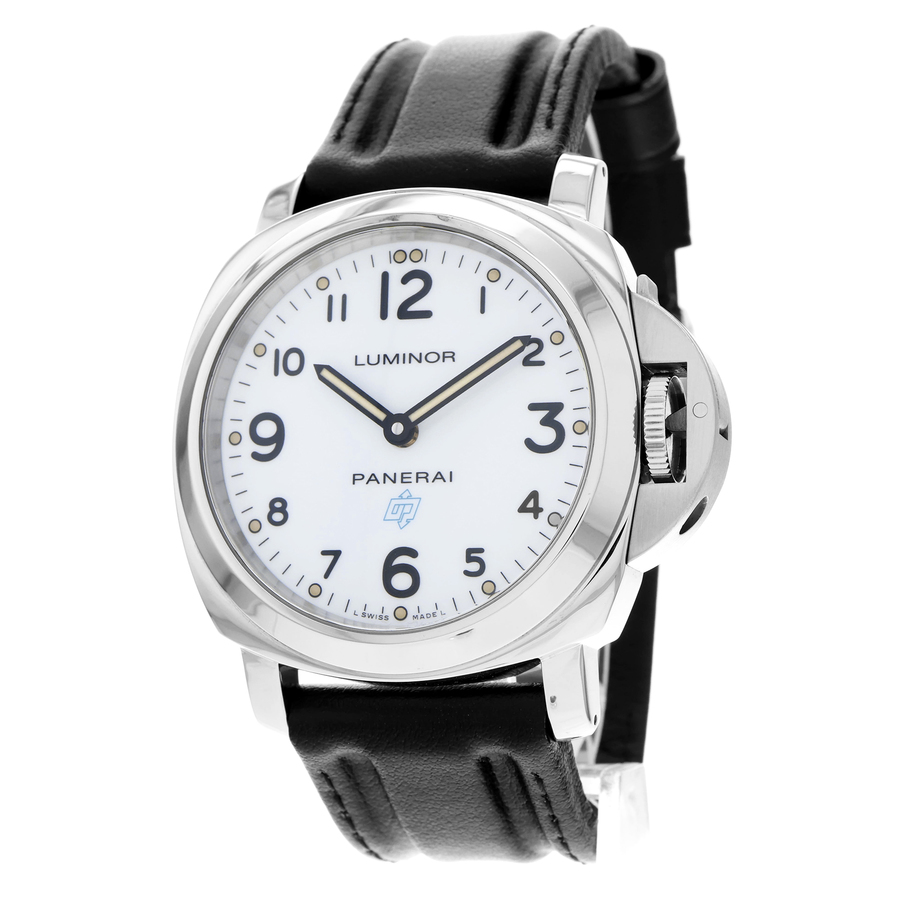 Panerai Pre-owned Panerai Luminor Base Logo 3 Days Acciaio White Dial ...