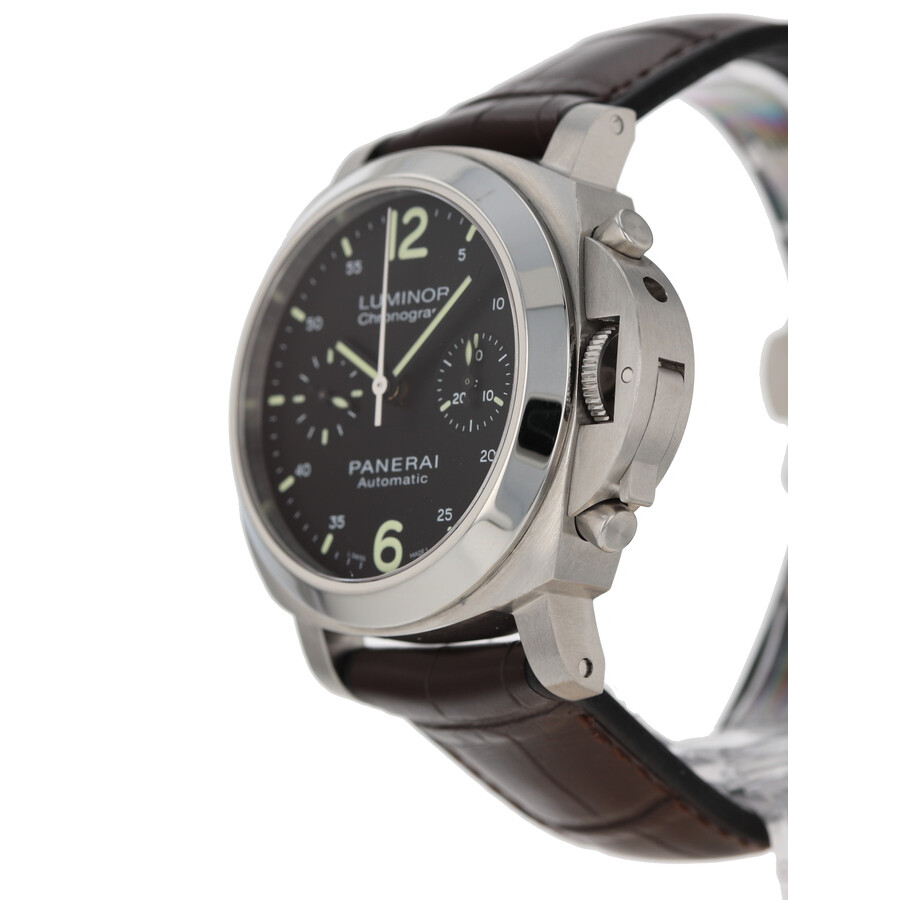 Panerai Pre-owned Panerai Luminor Chrono Chronograph Automatic Black ...
