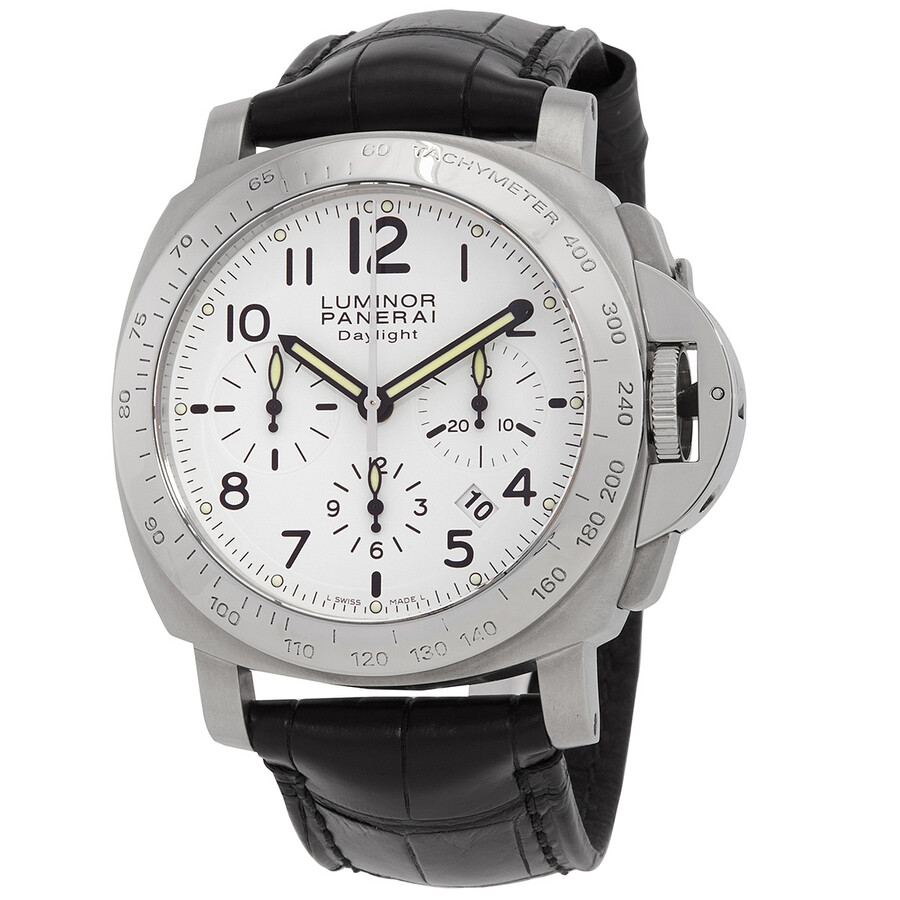 Panerai Pre-owned Panerai Luminor Daylight Chronograph Automatic White ...