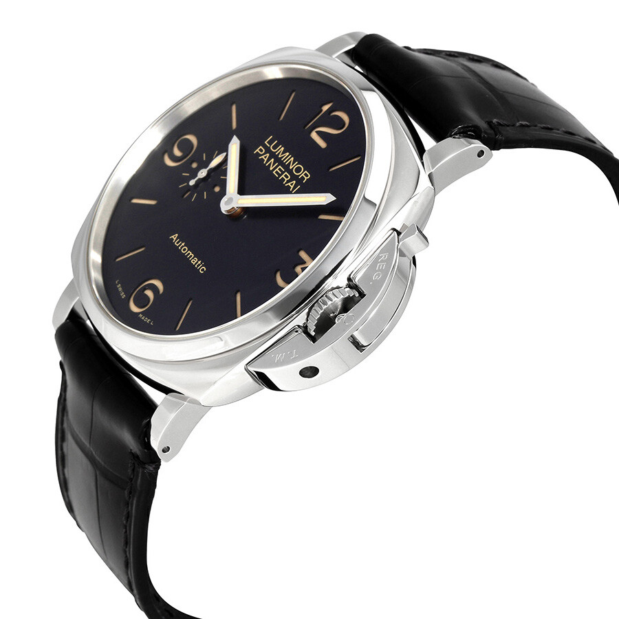 Panerai Pre-owned Panerai Luminor Due 3 Days Automatic Black Dial Men's ...