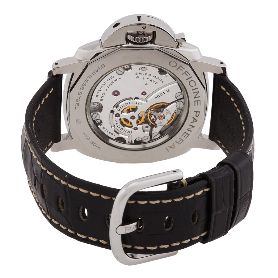 Panerai Pre-owned Panerai Luminor Due Hand Wind Black Dial Men's Watch ...