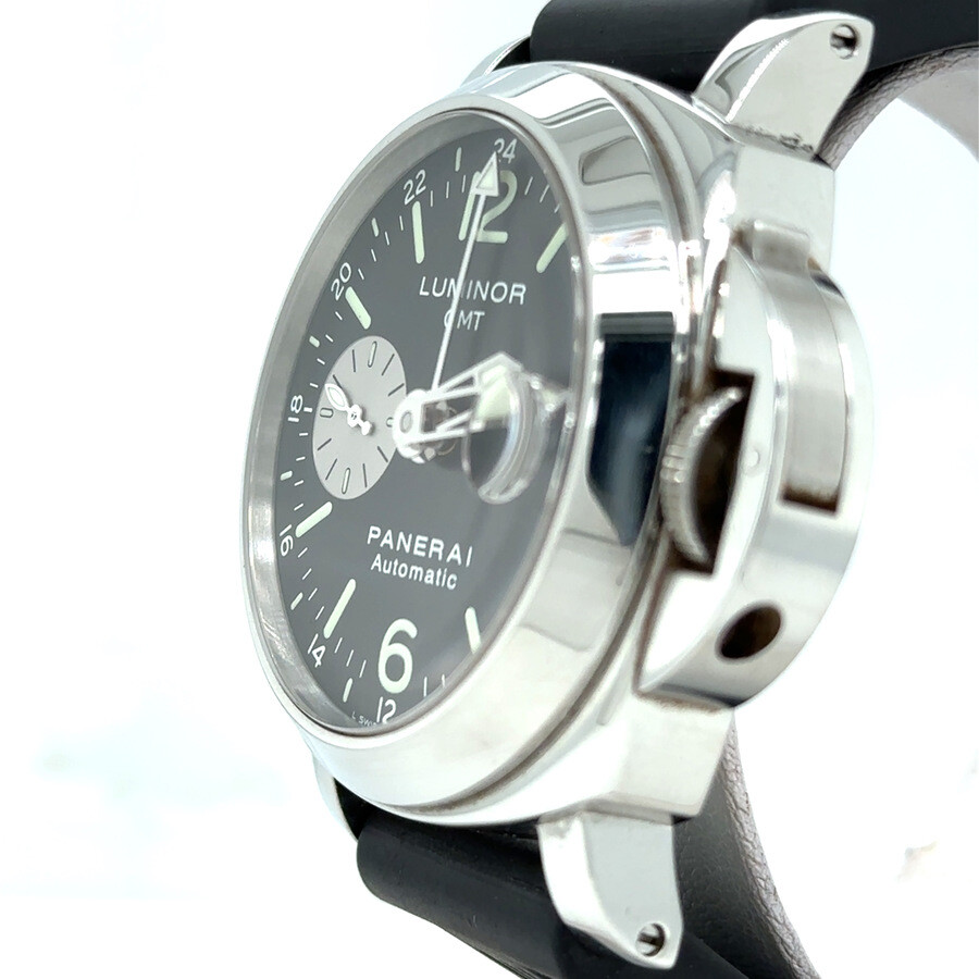 Panerai Pre-owned Panerai Luminor GMT Automatic Chronometer Black Dial ...