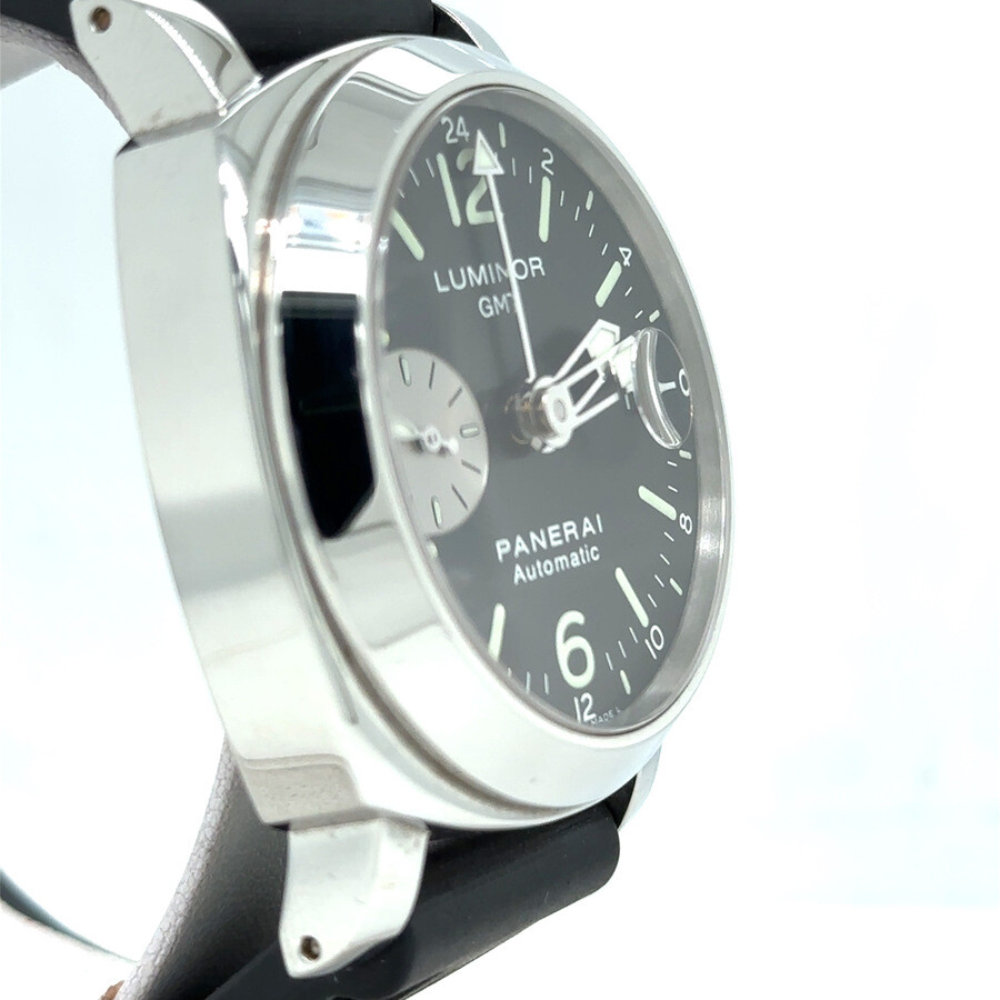 Panerai Pre-owned Panerai Luminor GMT Automatic Chronometer Black Dial ...