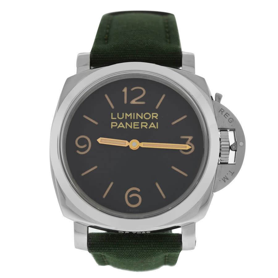Panerai Pre-owned Panerai Luminor Hand Wind Black Dial Men's Watch 1950 ...