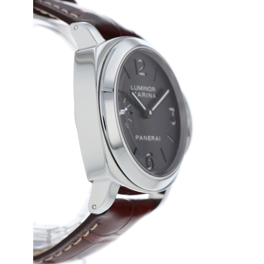 Panerai Pre-owned Panerai Luminor Marina Hand Wind Chronometer Black ...