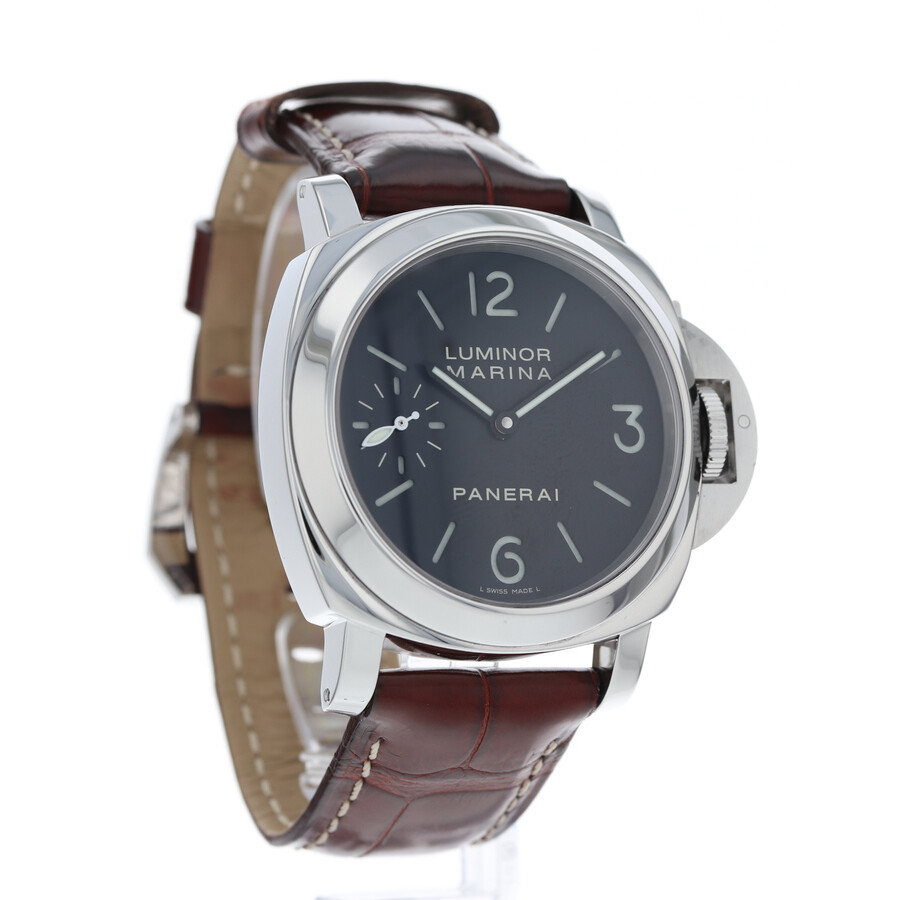 Panerai Pre-owned Panerai Luminor Marina Hand Wind Chronometer Black ...