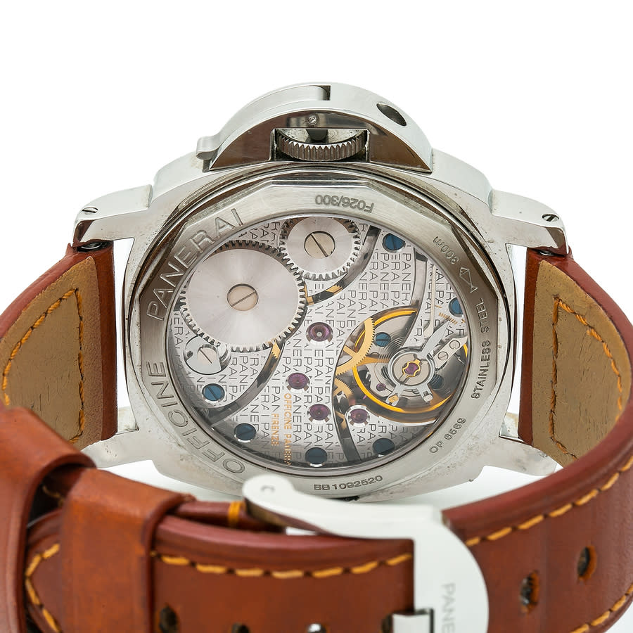 Panerai Pre-owned Panerai Luminor Mrina Destro Automatic Black Dial Men ...
