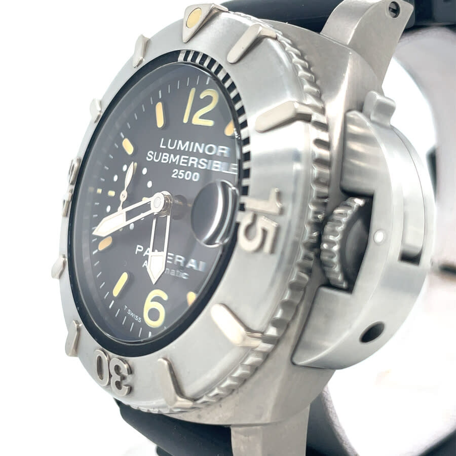 Panerai Pre-owned Panerai Luminor Submersible Automatic Black Dial Men ...