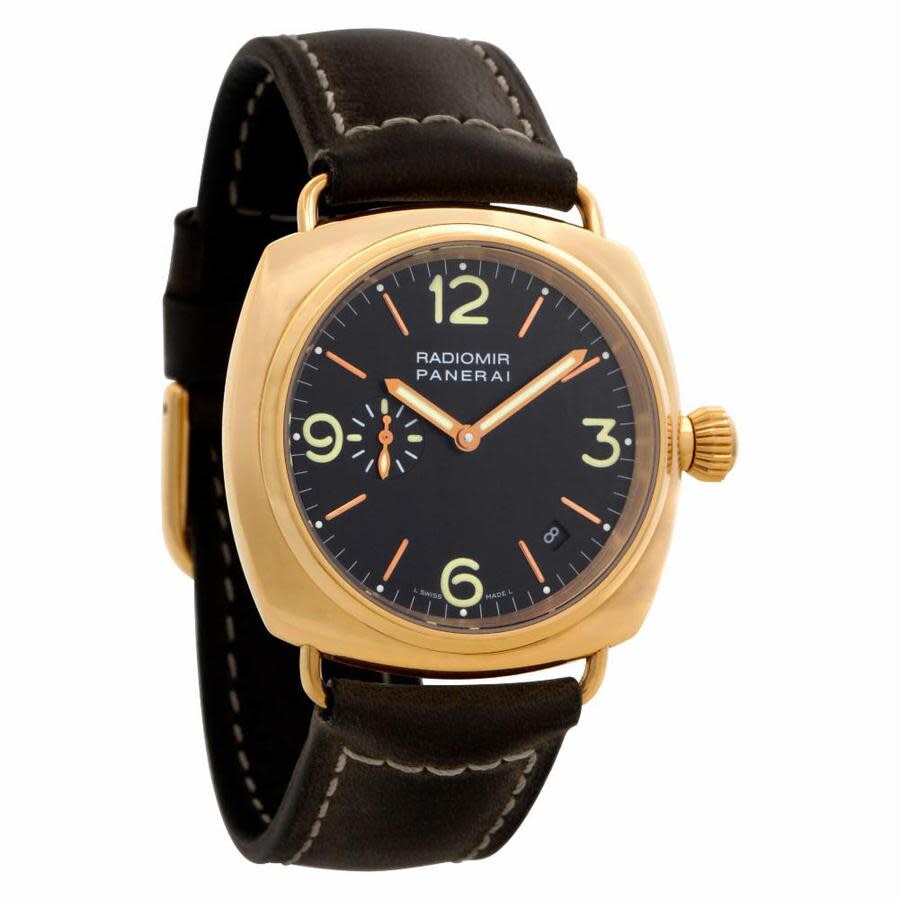 Panerai Pre-owned Panerai Radiomir Automatic Black Dial Men's Watch ...