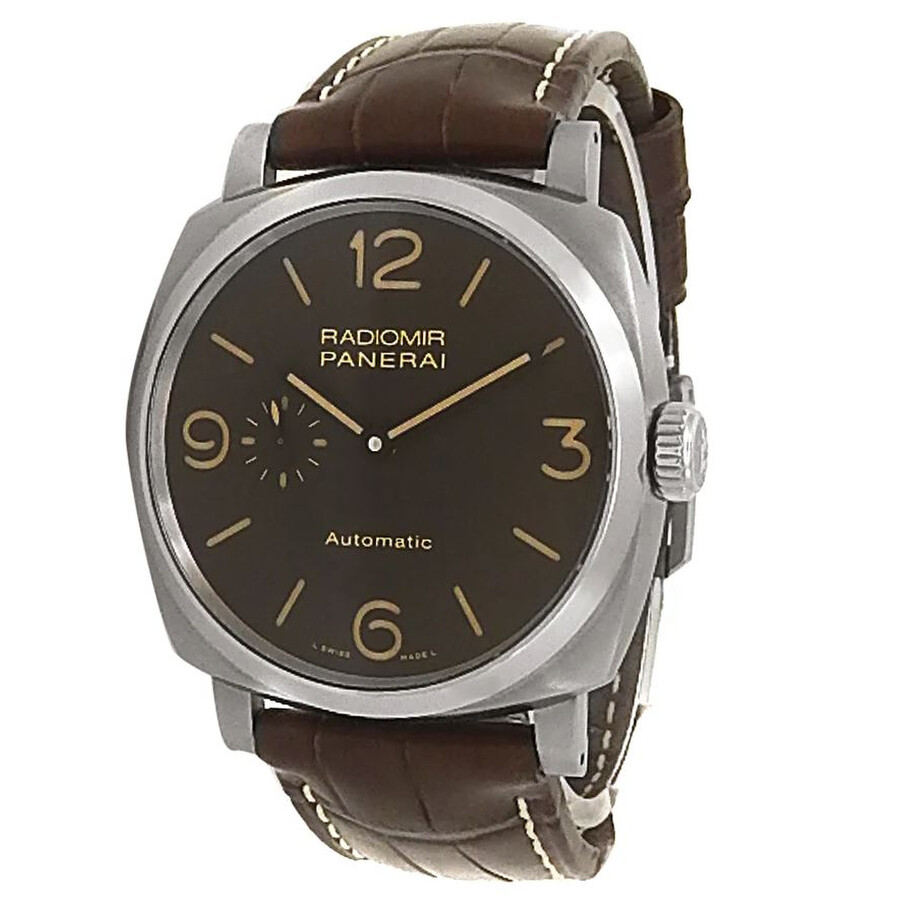 Panerai Pre-owned Panerai Radiomir Brown Dial Men's Watch PAM00619 ...