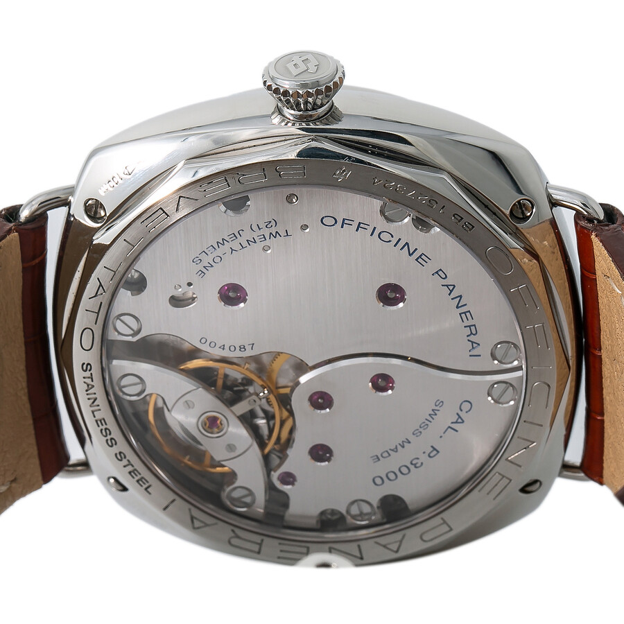 Panerai Pre-owned Panerai Radiomir SLC 3 Days Mechanical Black Dial Men ...