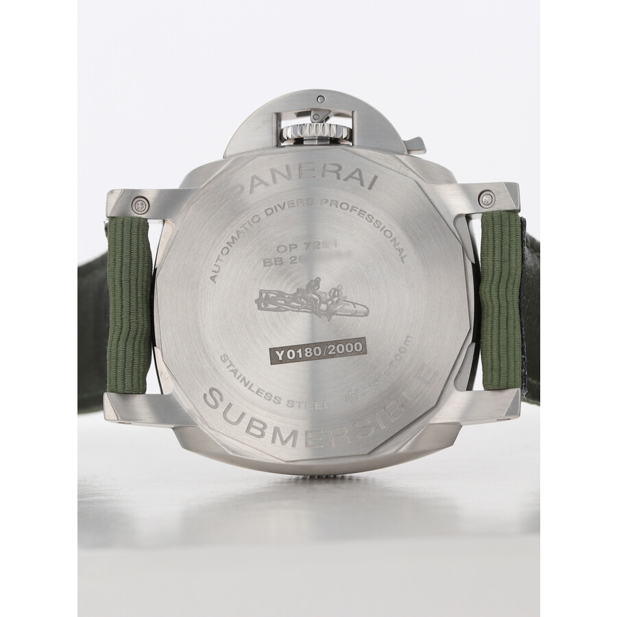 Panerai Pre-owned Panerai Submersible Bianco White Dial Men's Watch ...