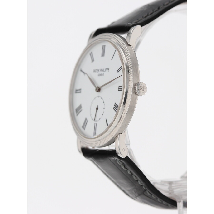 Patek Philippe Pre-owned Patek Philippe Calatrava Hand Wind White Dial Unisex Watch 5116G - Pre ...