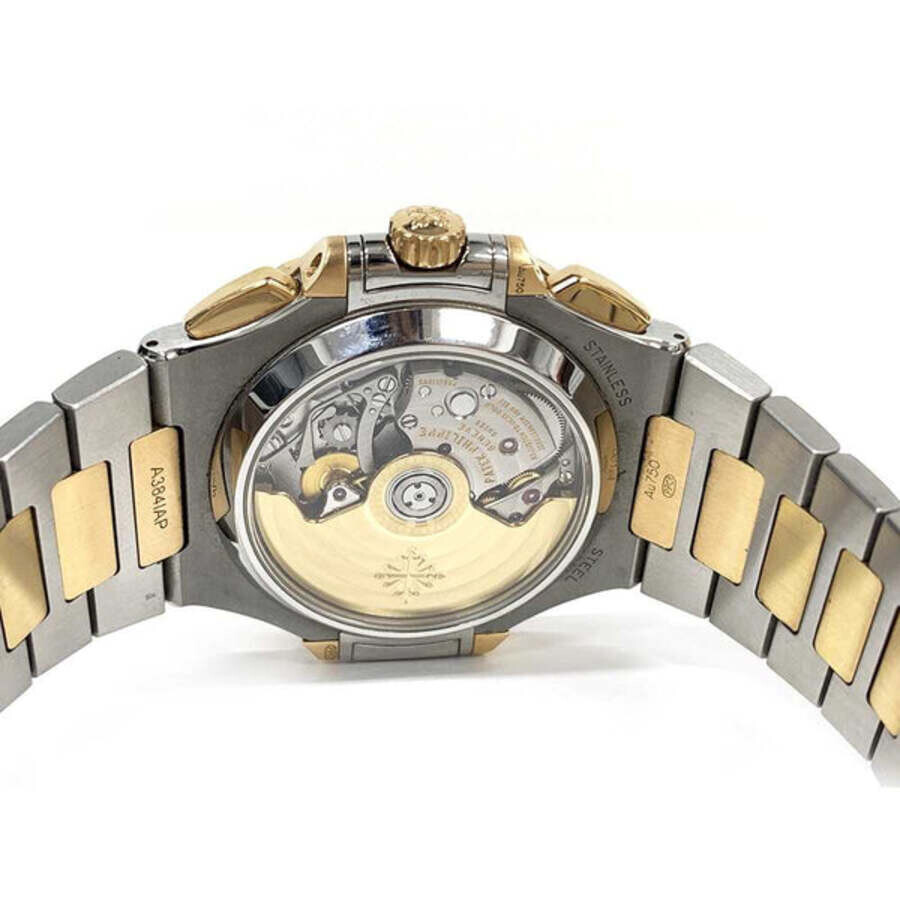 Patek Philippe Pre-owned Patek Philippe Nautilus Chronograph Blue ...