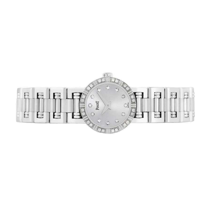 Piaget Pre-owned Piaget Mini Dancer Quartz Diamond Silver Dial Ladies ...