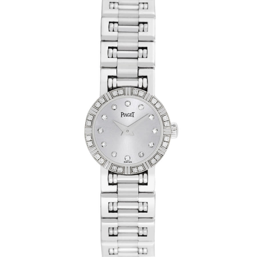 Piaget Pre-owned Piaget Mini Dancer Quartz Diamond Silver Dial Ladies ...