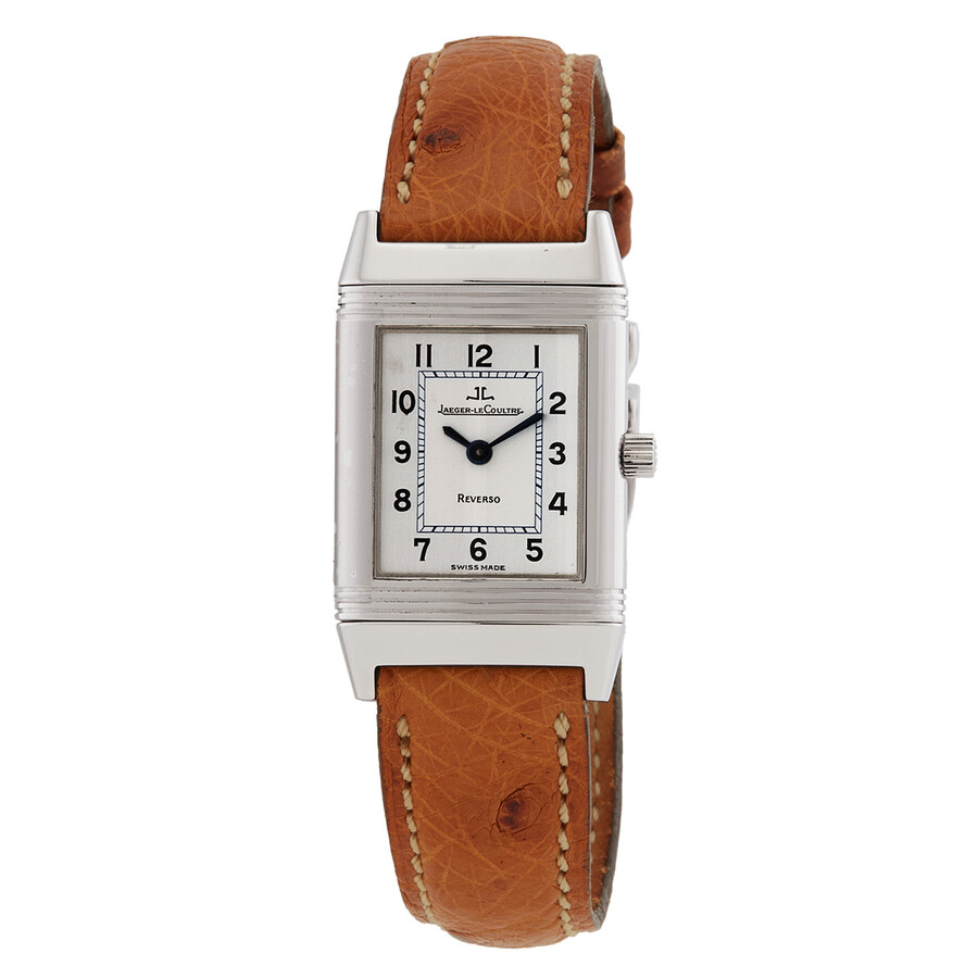 Jaeger LeCoultre Pre-owned Pre-owned Reverso Quartz Silver Dial Ladies ...