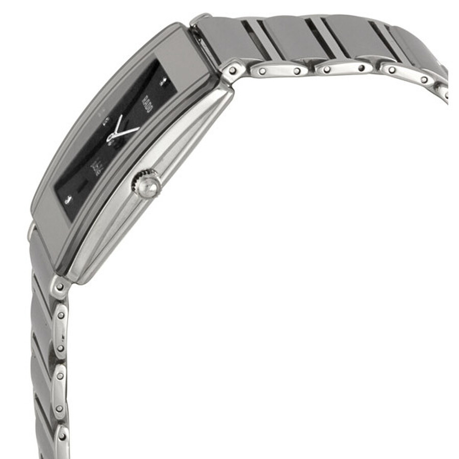 Rado Pre-owned Rado Integral Quartz Black Dial Men's Watch R20484722 ...