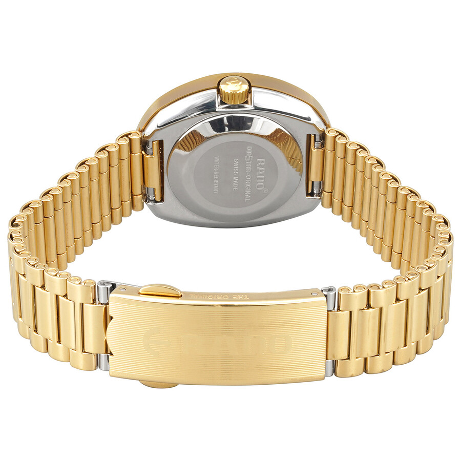 Rado Pre-owned Rado The Original Automatic Diamond Red Dial Ladies ...