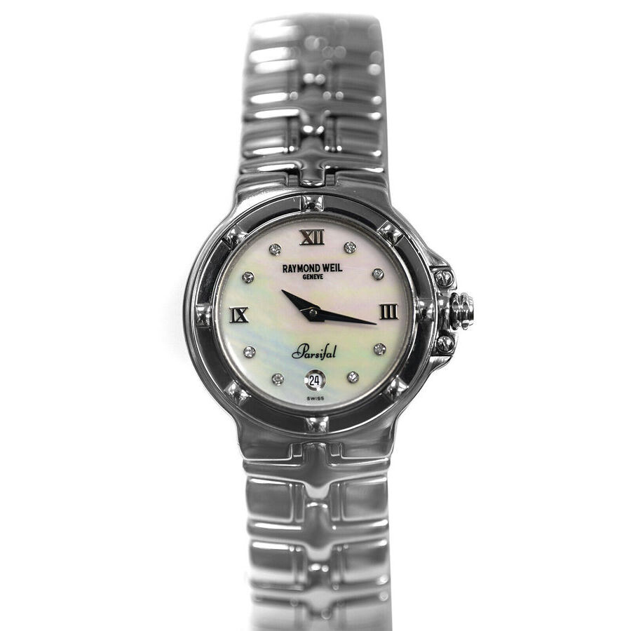 Raymond Weil Pre-owned Raymond Weil Parcifal Quartz Diamond Ladies ...