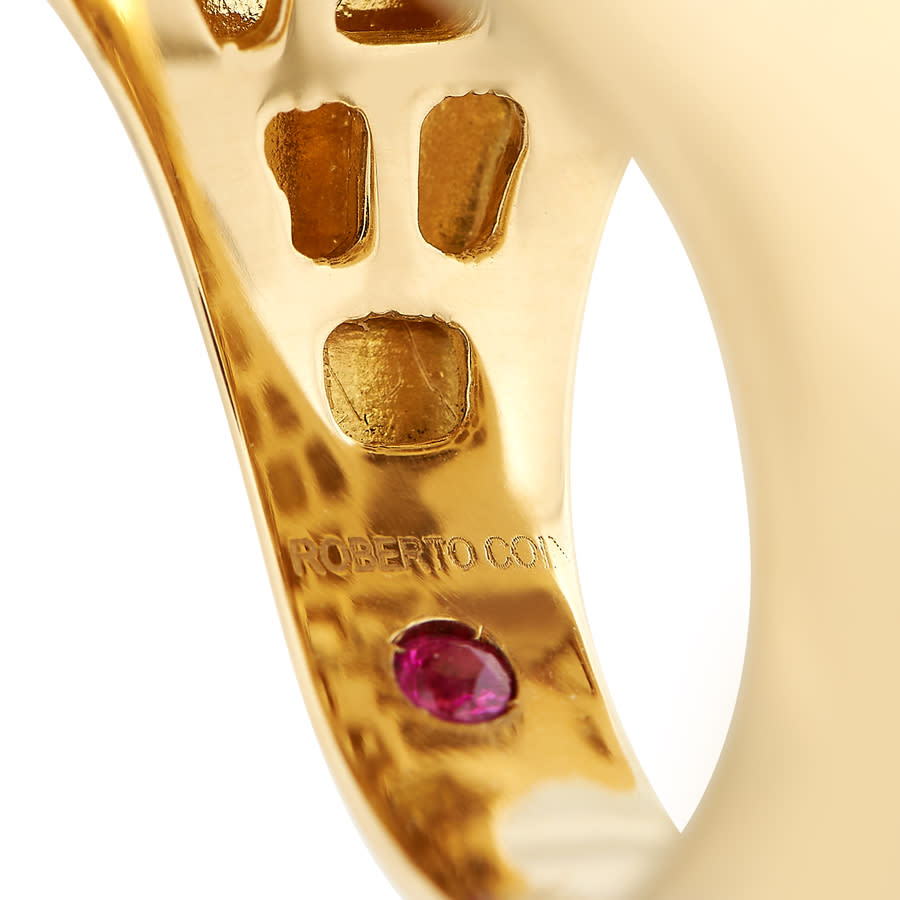 Roberto Coin Pre-Owned Roberto Coin 18K Yellow Gold 0.40ct Diamond and ...