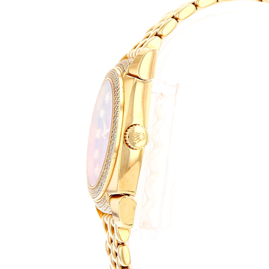 Rolex Pre-owned Rolex Cellini Cestello Quartz Diamond Ladies Watch 6311 - Pre-Owned Watches ...