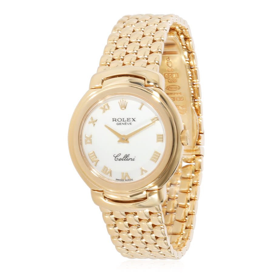 Rolex Pre-owned Rolex Cellini Quartz White Dial Ladies Watch 6621 - Pre ...