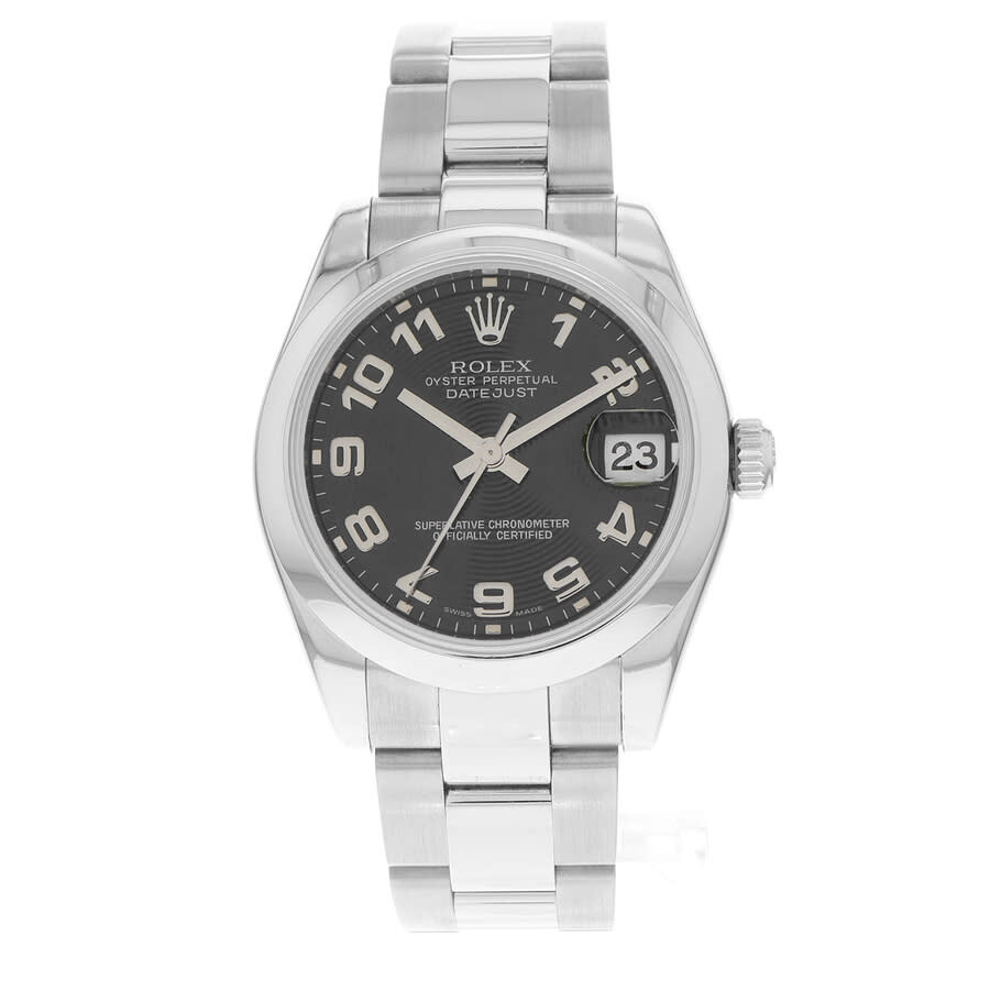 Rolex Pre-owned Rolex Datejust 31 Automatic Chronometer Black ...
