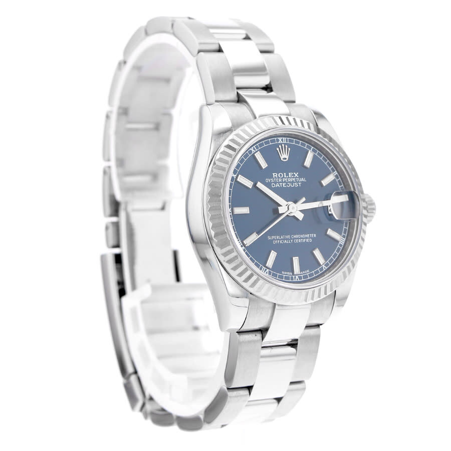 Rolex Pre-owned Rolex Datejust 31 Automatic Chronometer Blue Dial ...