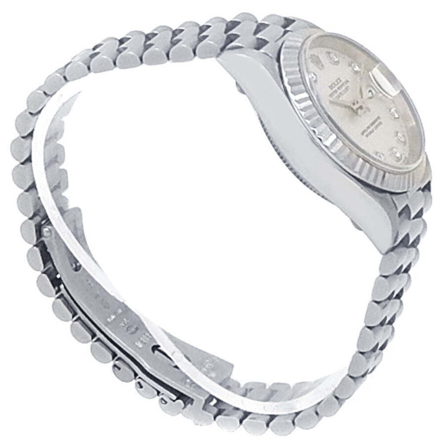 Rolex Pre-owned Rolex Datejust Automatic Chronometer Diamond Silver ...