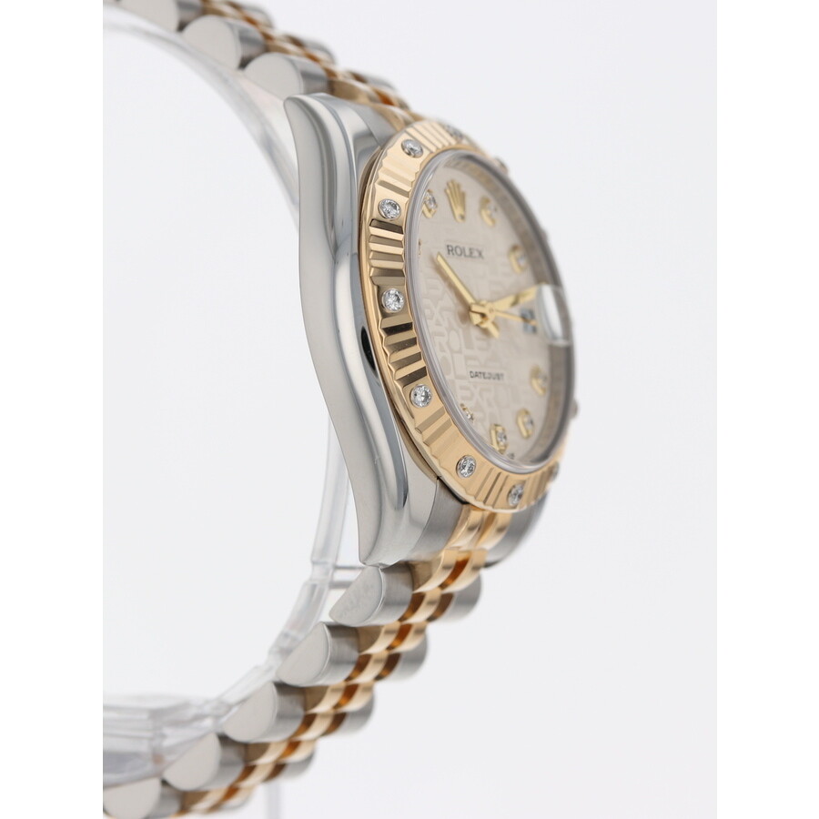 Rolex Pre-owned Rolex Datejust Automatic Chronometer Diamond Silver ...
