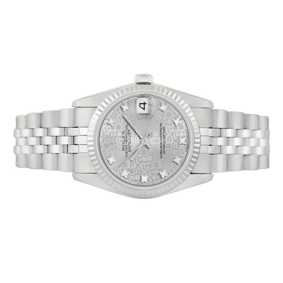 Rolex Pre-owned Rolex Datejust Automatic Diamond Ladies Watch 68274 ...
