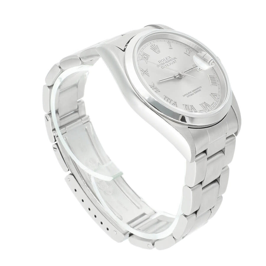 Rolex Pre-owned Rolex Datejust Automatic Silver Dial Unisex Watch 16200 ...