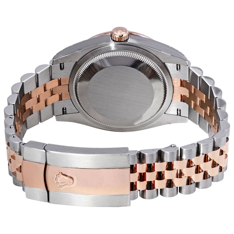 Rolex Pre-owned Rolex Datejust Diamond Rhodium Dial Men's Watch 126281 ...