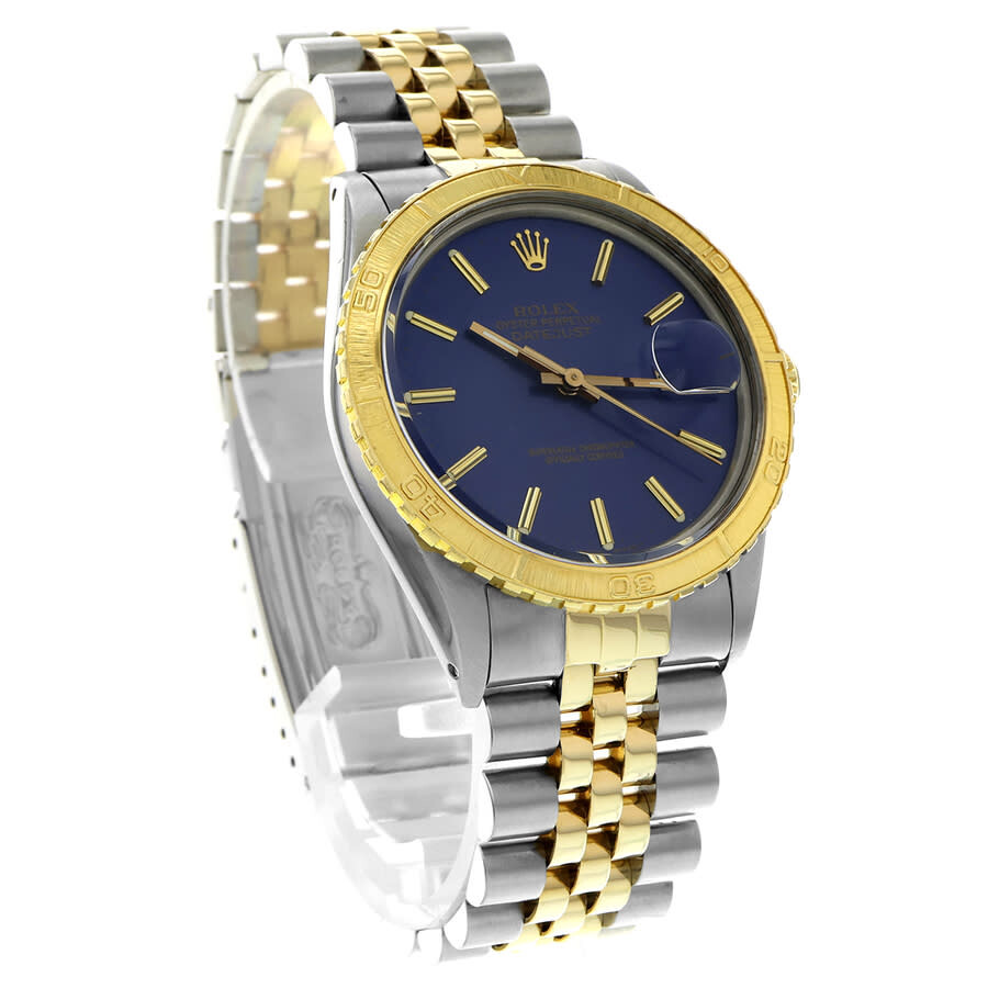 Rolex Pre-owned Rolex Datejust Turn-O-Graph Automatic Chronometer Blue ...