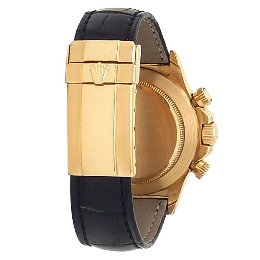 Rolex Pre-owned Rolex Daytona Chronograph Automatic Black Dial Men's ...