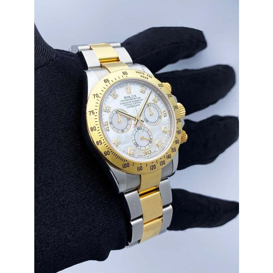 Rolex Pre-owned Rolex Daytona Chronograph Automatic Chronometer Diamond ...
