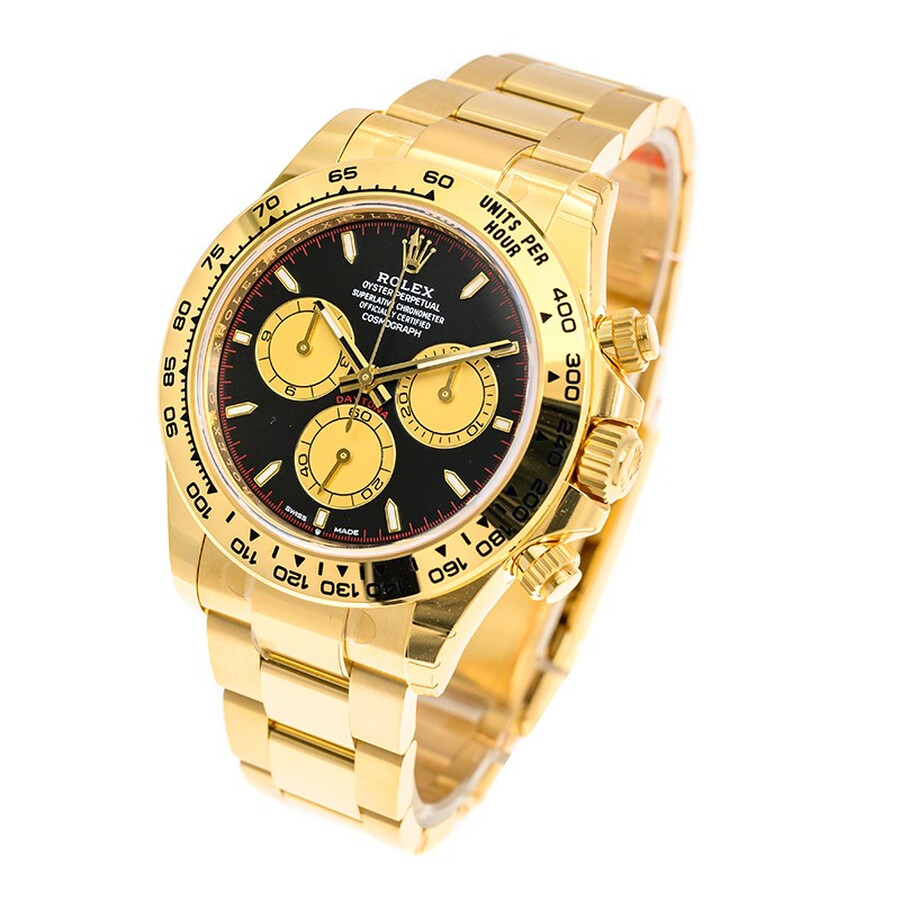 Rolex Pre-owned Rolex Daytona Chronograph Black Dial Men's Watch 126508 ...